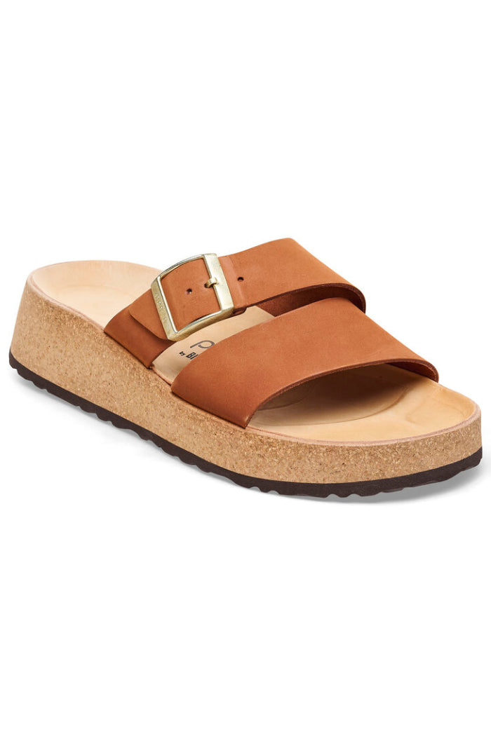 Almina Narrow Width in Pecan Nubuck – Suburban Shoes